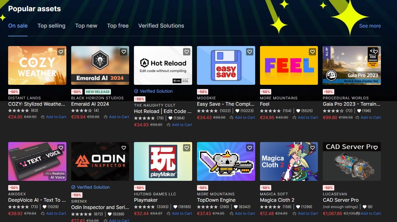 Što je Unity Asset Store i kako se koristi? - unity.hr